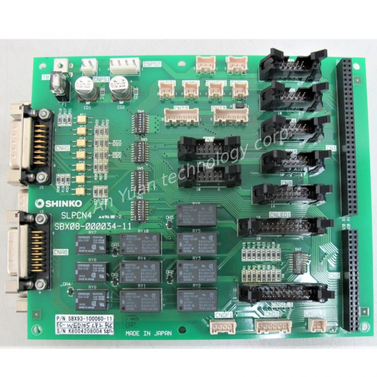 SHINKO #SLPCN4 SBX08-000034-11 Board (P/N#SBX93-100060-11 EC-WED105 LP2 ...